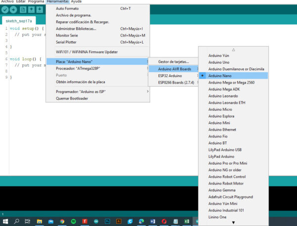 Taller 1 Robótica y programación Diversificado Arduino Nano - Roboteach